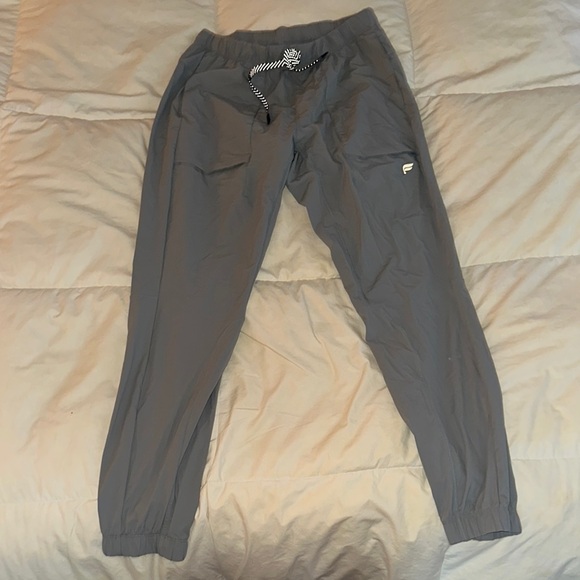 Fabletics | Pants | Fabletics Gray Jogger Pants With Reflective ...